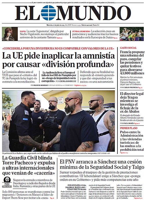 Noticias del 15 de Julio de 2025 | El Mundo
