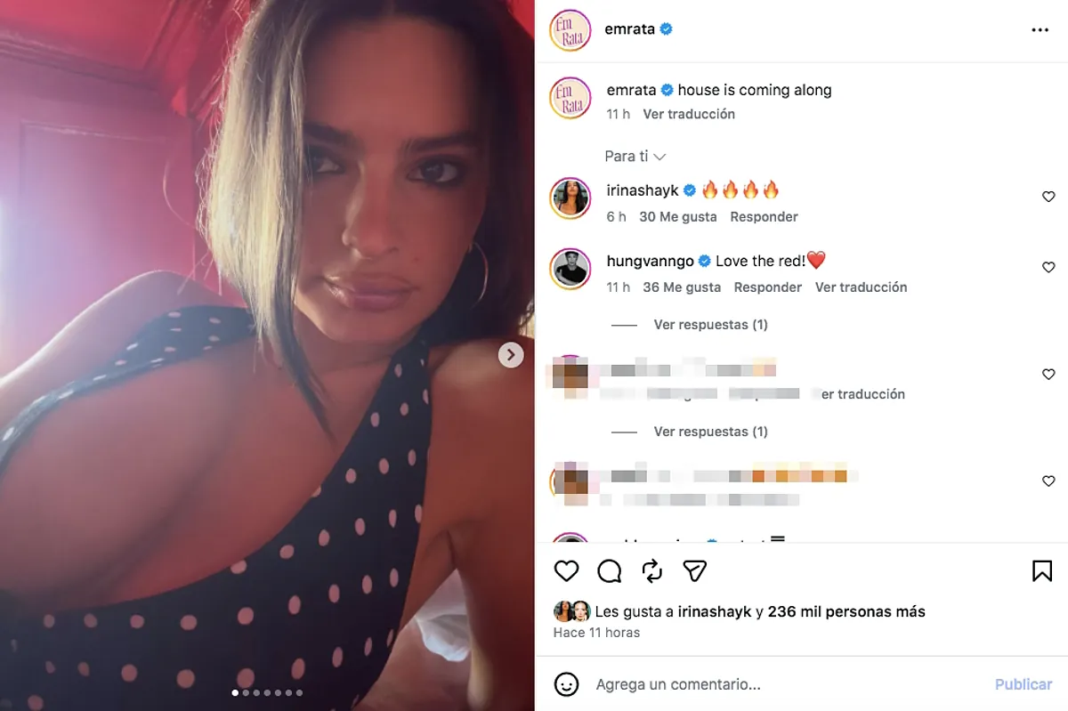El arriesgado escote de Emily Ratajkowski, los músculos de Sergio Ramos ...